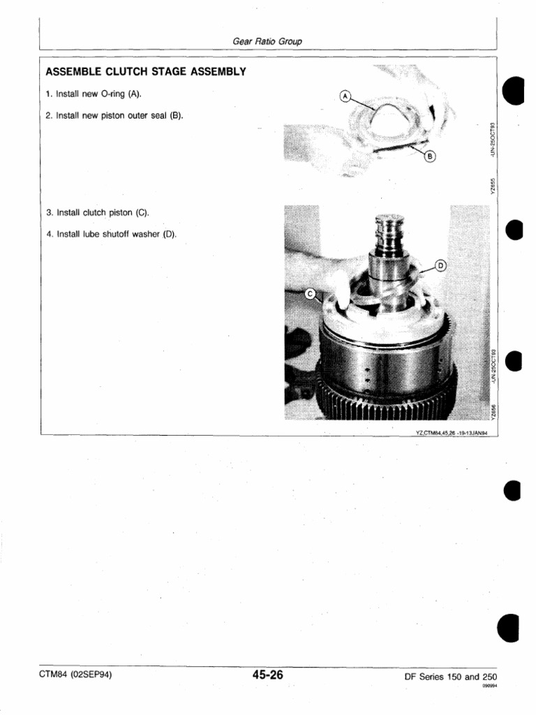 Funk Series 150 and 250 Transmission Yz103053 Part 3 | PDF | Clutch | Gear