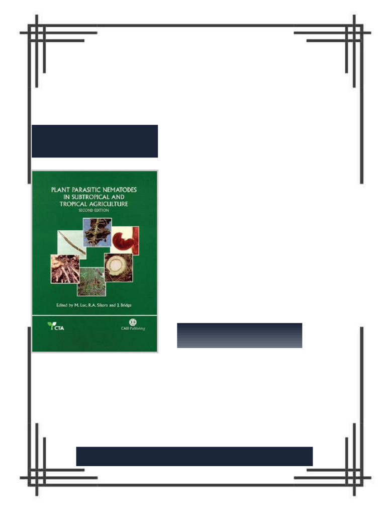 Plant Parasitic Nematodes in Subtropical and Tropical Agriculture 2nd ...