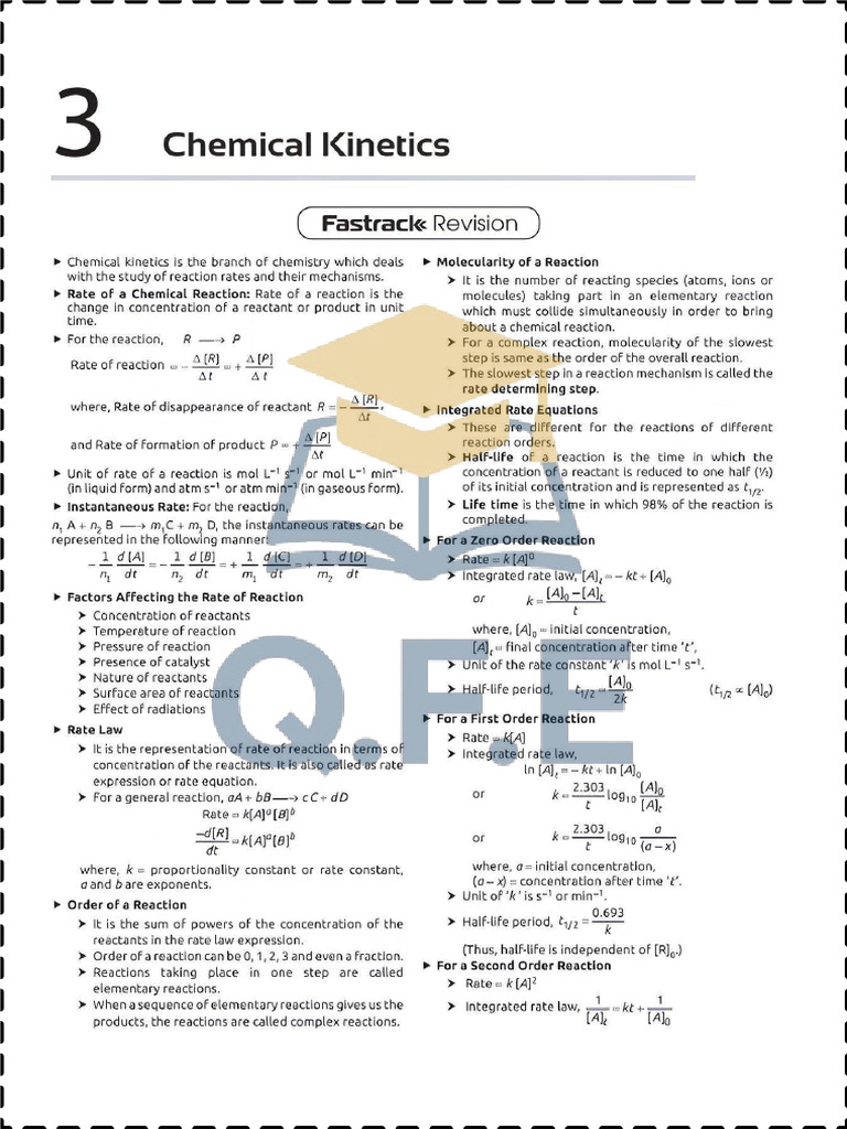 Chemical Kinetics Imp | PDF