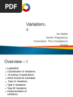 EMA Type II Variation Timetables Guide | PDF
