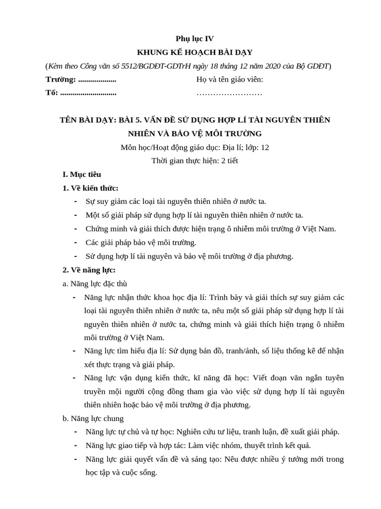 Ttnt Khbd Hoàn Chỉnh | PDF