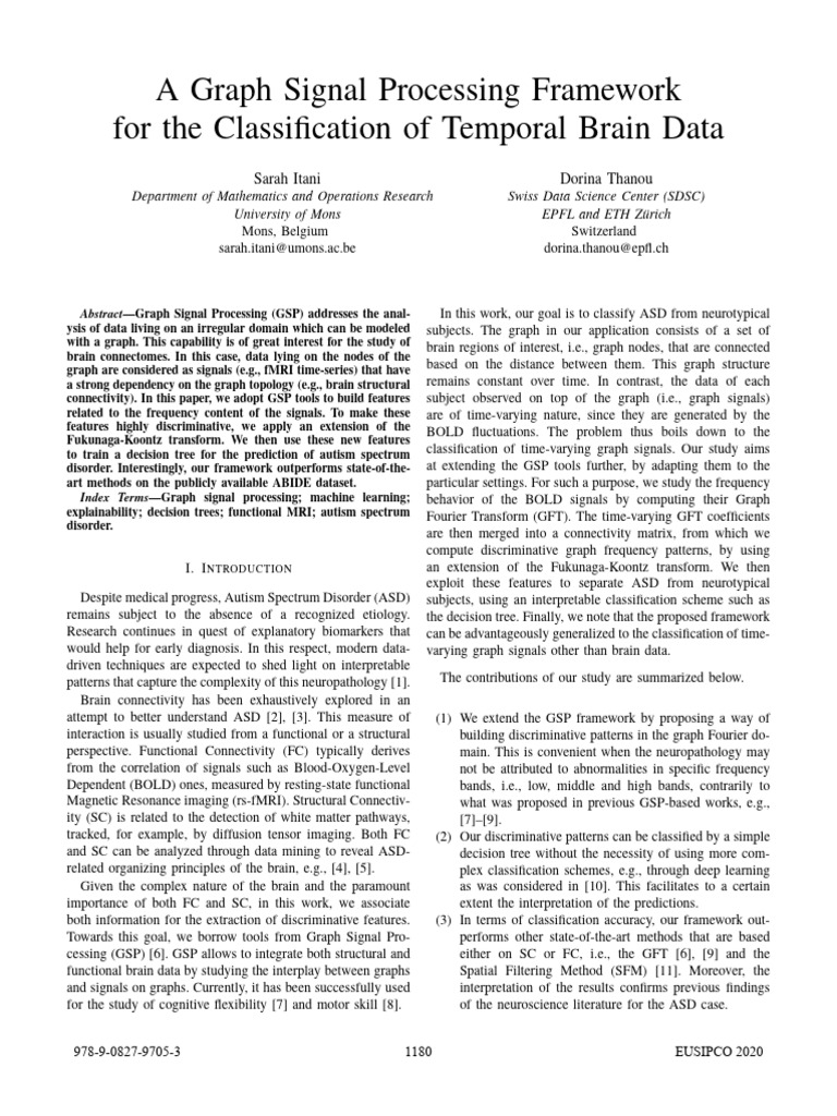 DThanou-A Graph Signal Processing Framework For The Classification of ...
