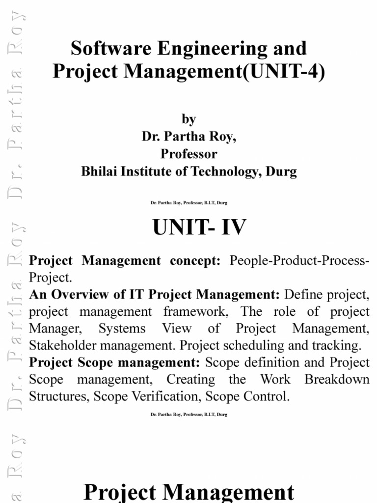Sepm Unit-4 All Lecture Slides | PDF