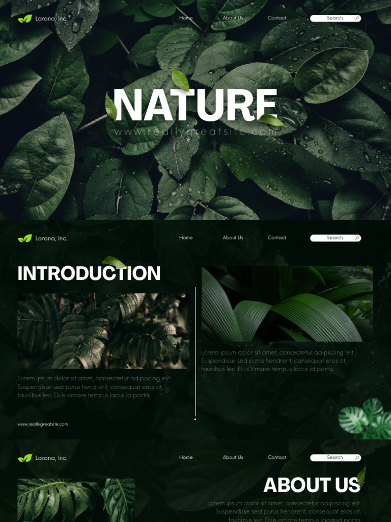 Green and White Modern Nature Presentation | PDF