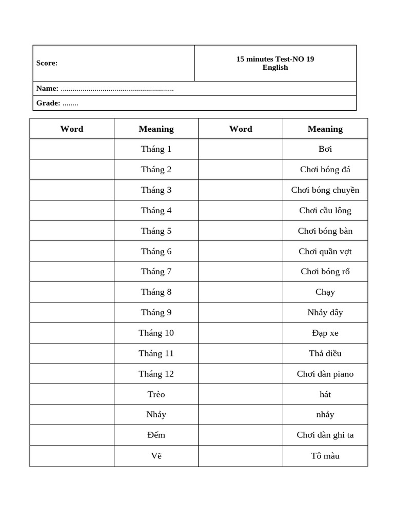 1.15 Minutes Test 19 Unit 9 | PDF