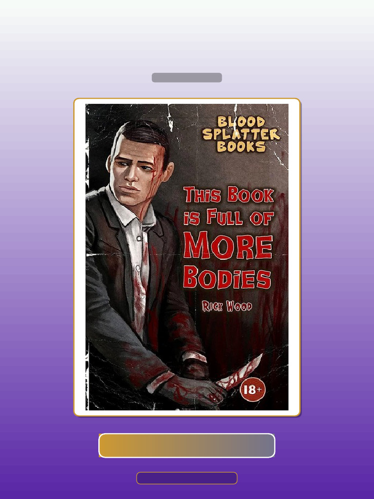 Test Bank for This Book is Full of More Bodies Blood Splatter Books ...