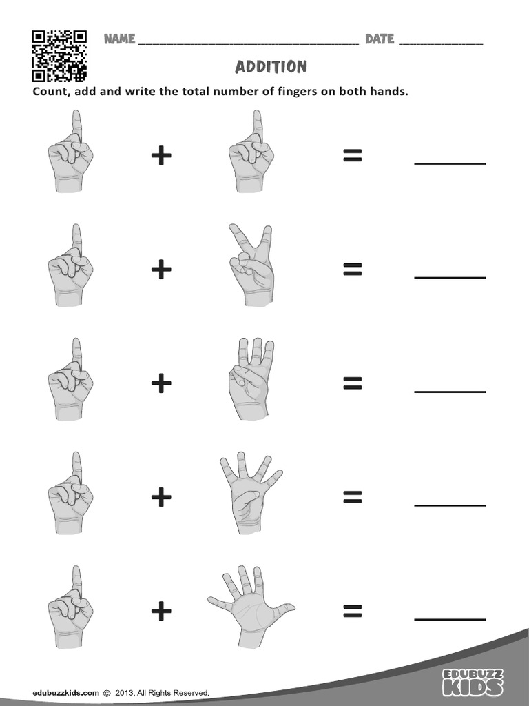 Math Add Fingers | PDF | Numbers | Mathematical Objects