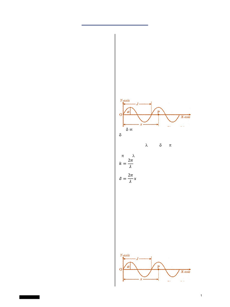 Superposition of Waves Notes | PDF | Waves | Normal Mode