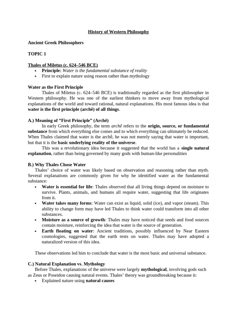 History of Western Philosophy | PDF | Universe | Metaphysics