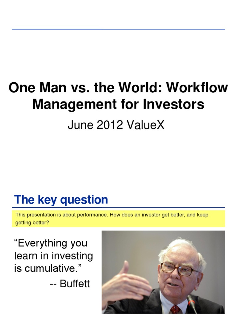 ValueXVail 2012 - Alex Rubalcava | PDF | Evernote | Investor