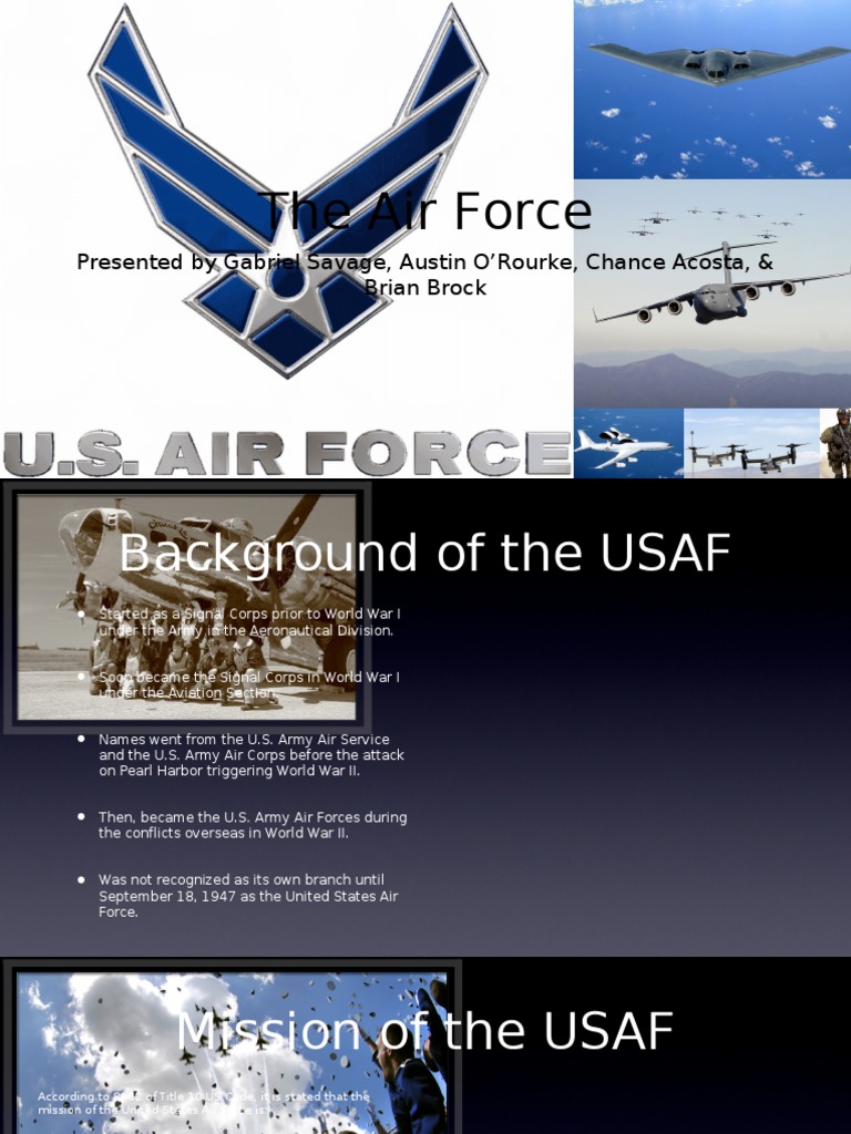 USAF Presentation | United States Air Force | United States Army