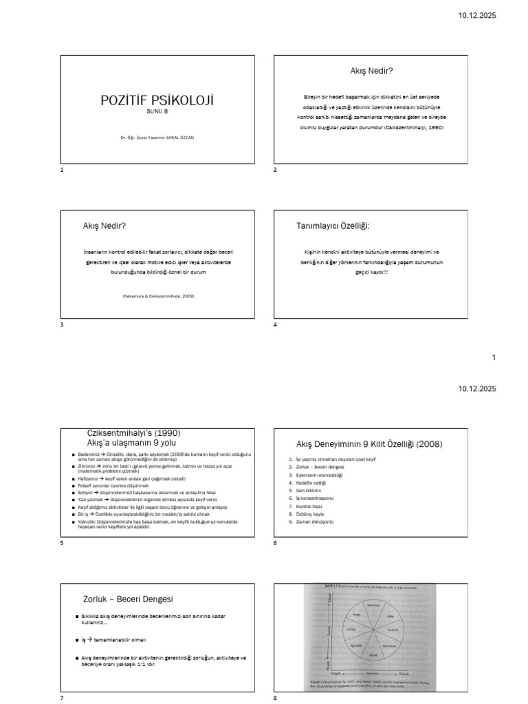 PDF Sunu 8 - Akış | PDF