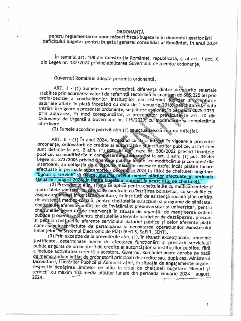 Ordonanta 2024 Red Chelt Bug | PDF