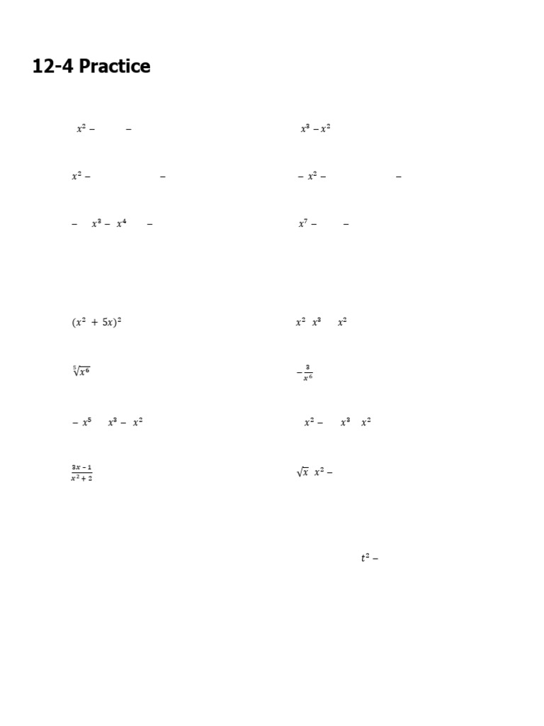 Derivative Practice Problems in Precalculus | PDF