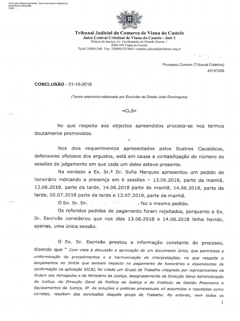 AJ_Sessões_Despacho | PDF