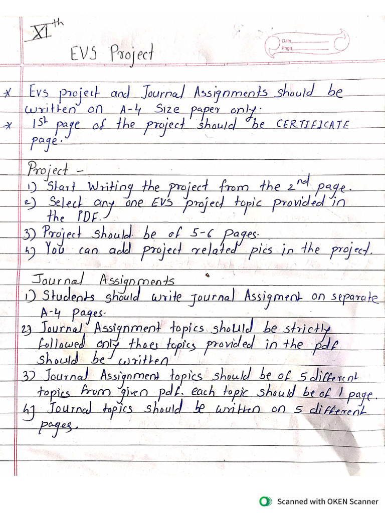 Evs Project 11th | PDF