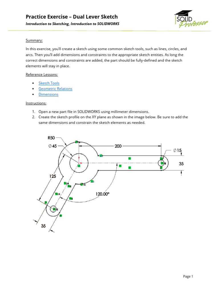 12-EX - 02 Dual Lever Sketch | PDF