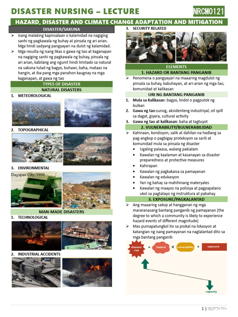 Hazard Disaster and Climate Change Adaptation and Mitigation | PDF