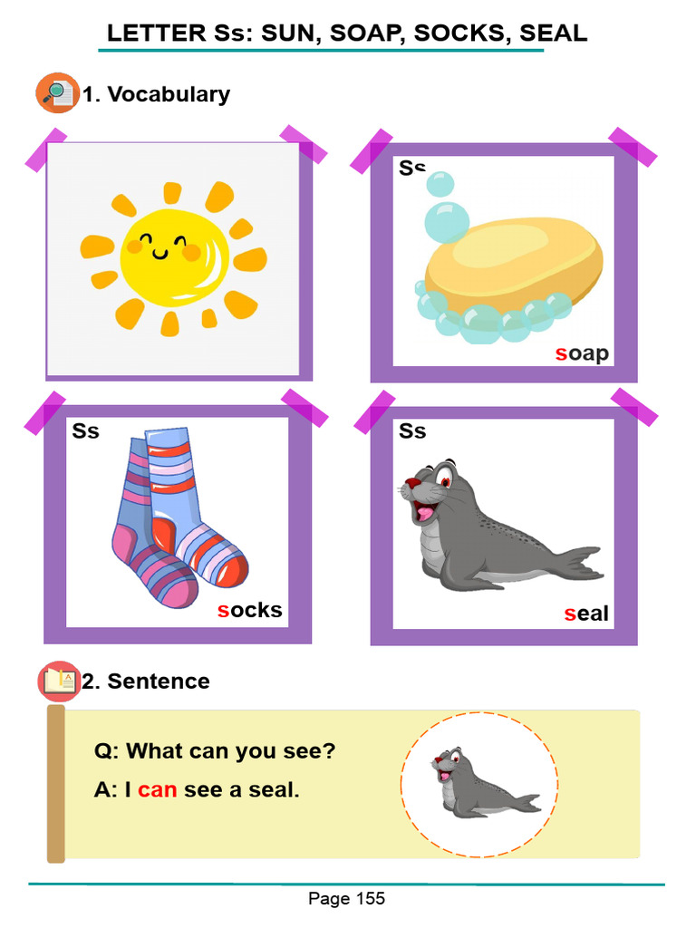 Vocabulary and Exercises for Letter Ss | PDF | Chess Theory | Chess