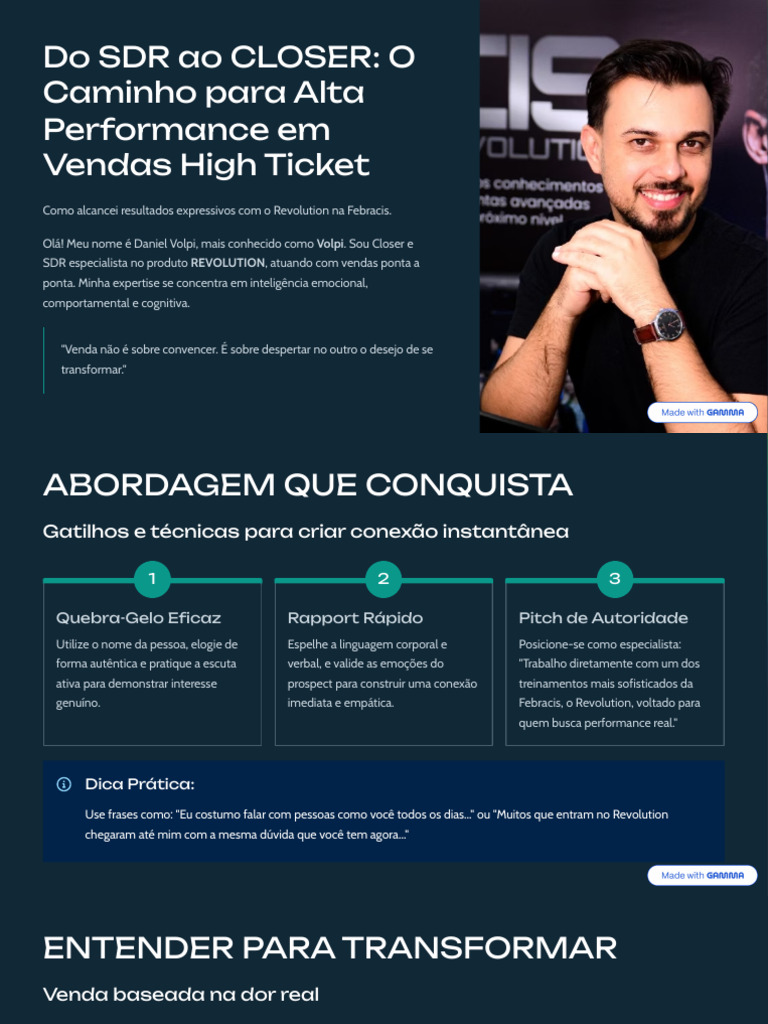Do SDR Ao CLOSER O Caminho Para Alta Performance Em Vendas High Ticket ...