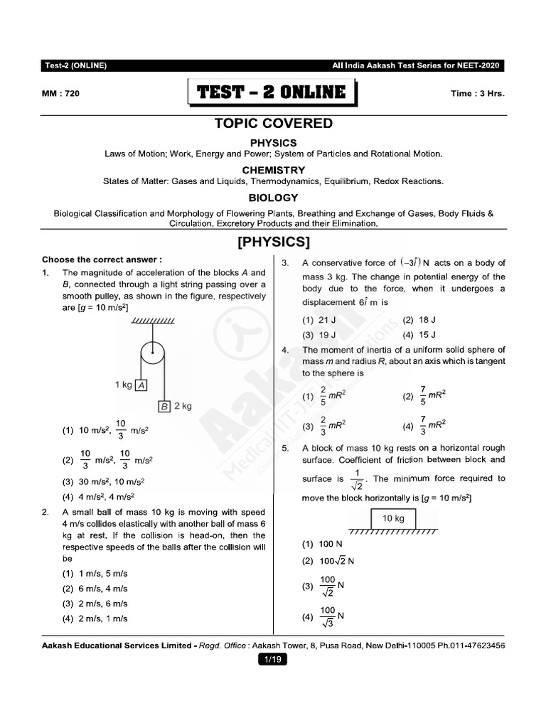 Physics_Low of Motion Work Energy and Power | PDF