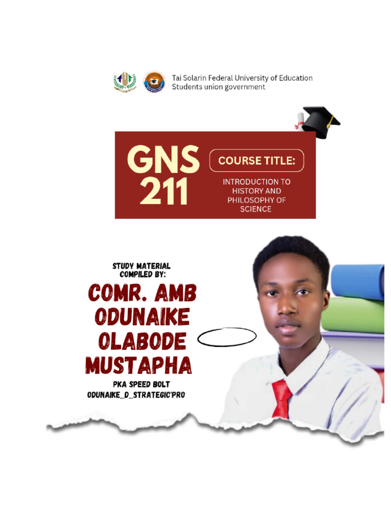 GNS 211 - PDF Compiled by Odunaike Olabode Mustapha Pka Speed Bolt ...