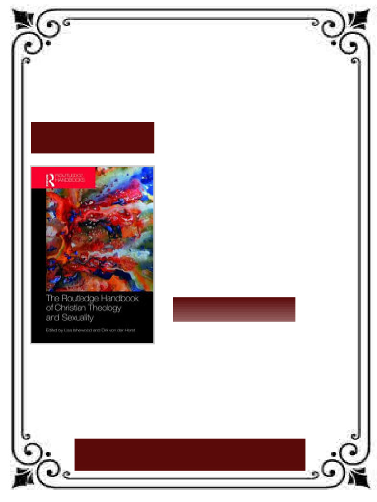 Contemporary Theological Approaches to Sexuality 1st Edition Lisa ...