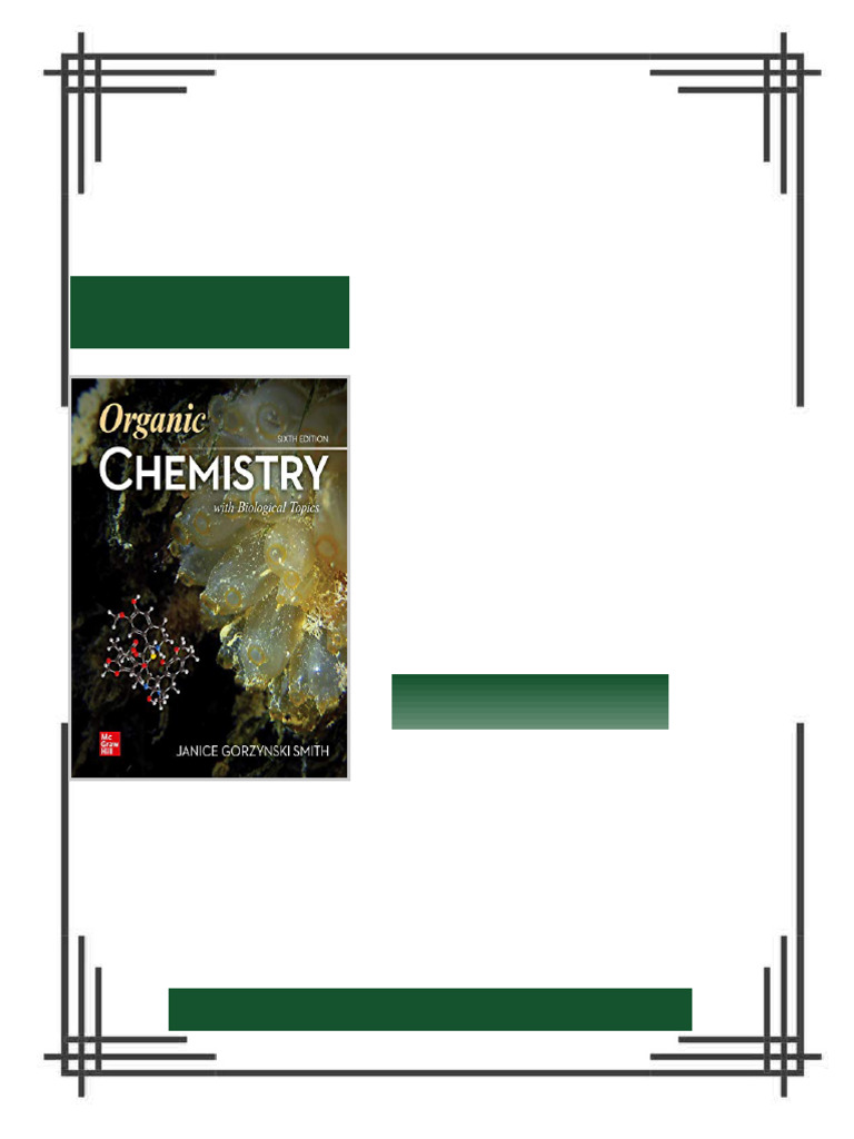 Loose Leaf For Organic Chemistry With Biological Topics 6th Edition ...