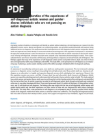Autistic SPACE Framework for Healthcare | PDF | Autism Spectrum ...