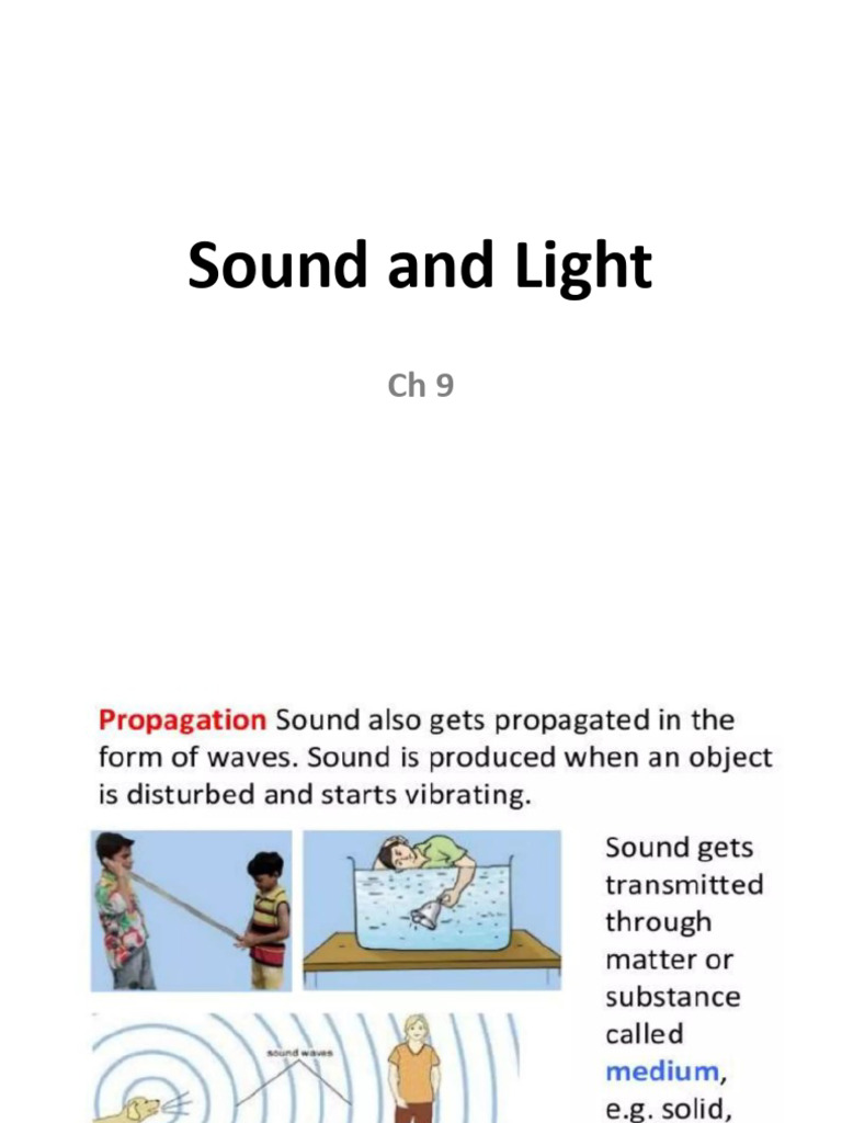 Sound and Light Lecture (1) (2) | PDF