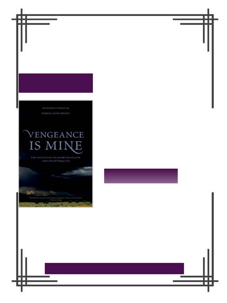Vengeance Is Mine Richard E. Turley & Barbara Jones Brown ebook chapter ...