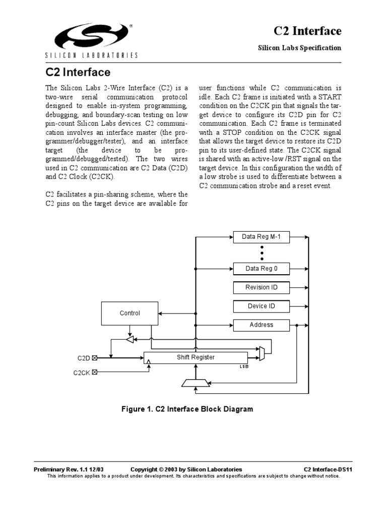 Silicon Laboratories C2 Protocol Specification | PDF | Office Equipment ...