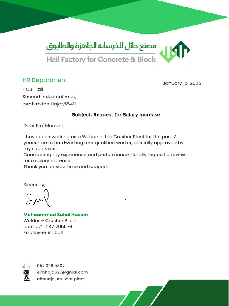 Green White Formal Company Letterhead_20260114_230010_0000 | PDF