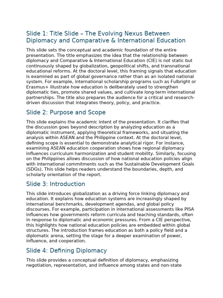 Expanded Slide-By-slide Explanations With Examples (Doctoral Report ...