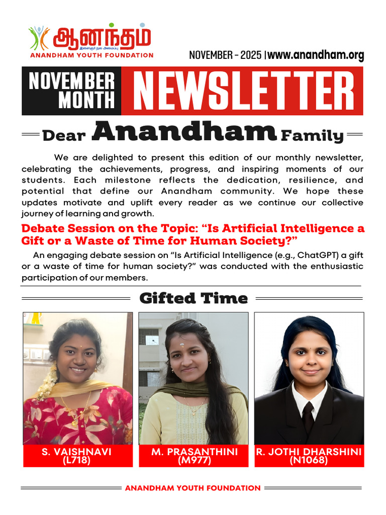 November Month NewsLetter (2025) | PDF | Learning