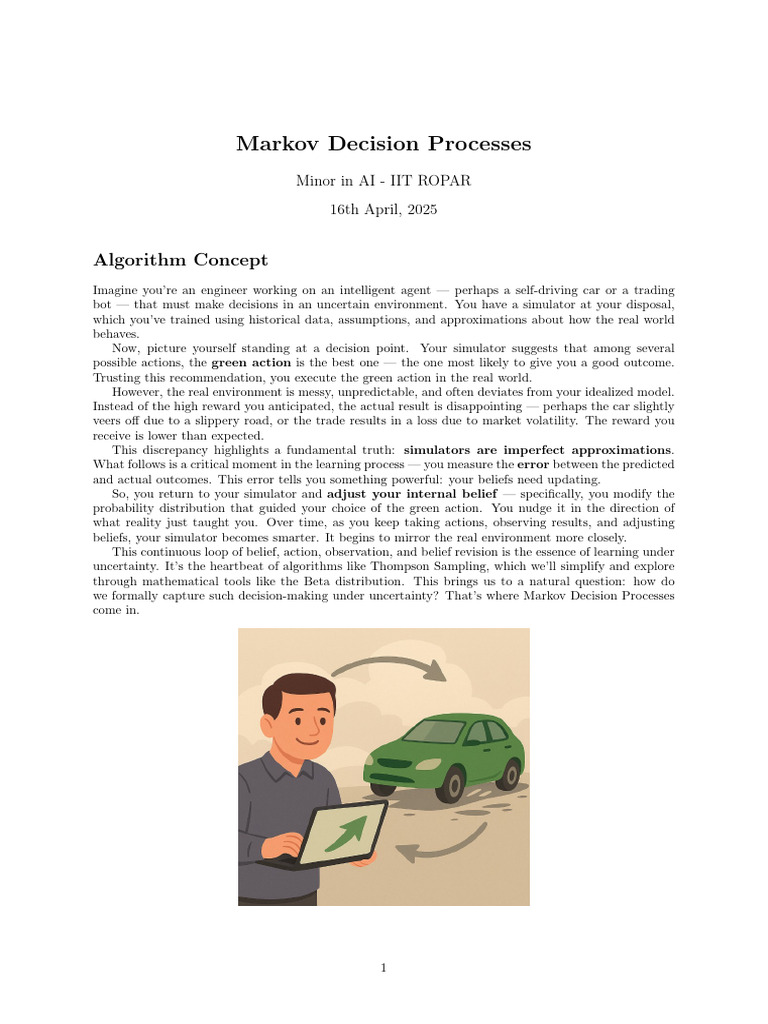2025-04-16-MDP | PDF | Mathematical Analysis | Probability