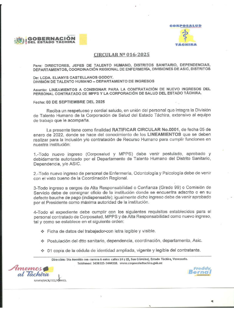 CIRCULAR 016-2025 1-4 001 | PDF