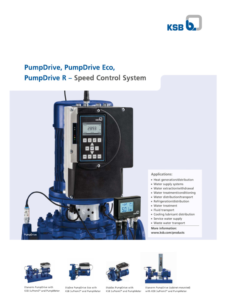 Datasheet KSB PumpDrive PDF | PDF