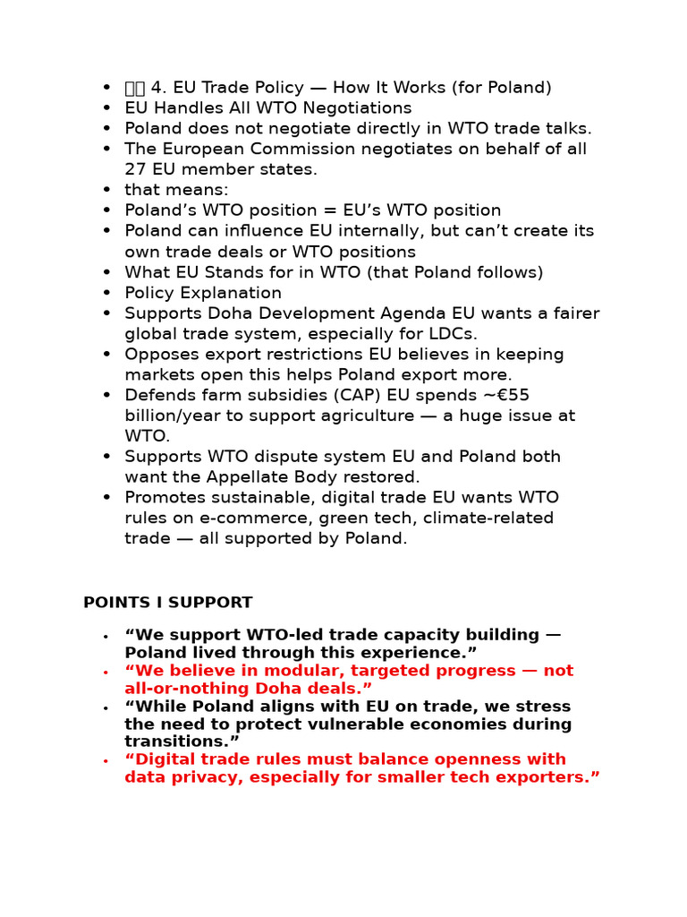 Mun | PDF | World Trade Organization | Common Agricultural Policy