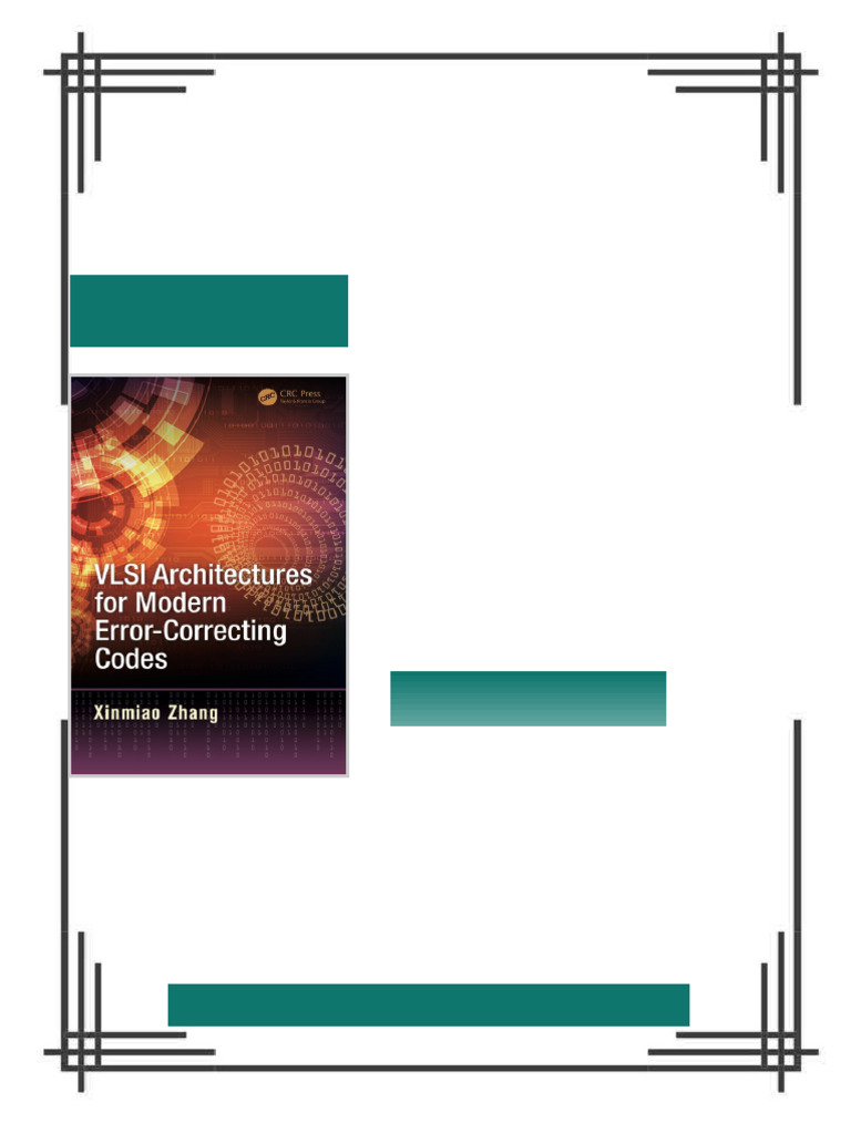 VLSI Architectures for Modern Error Correcting Codes 1st Edition ...