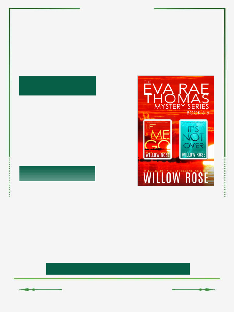 Eva Rae Thomas Mystery Box Set Books 5 6 Willow Rose eBook fast cloud ...