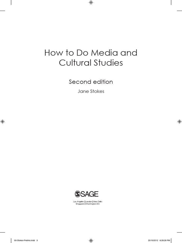 Media and Cultural Studies Overview | PDF | Karl Marx | Marxism