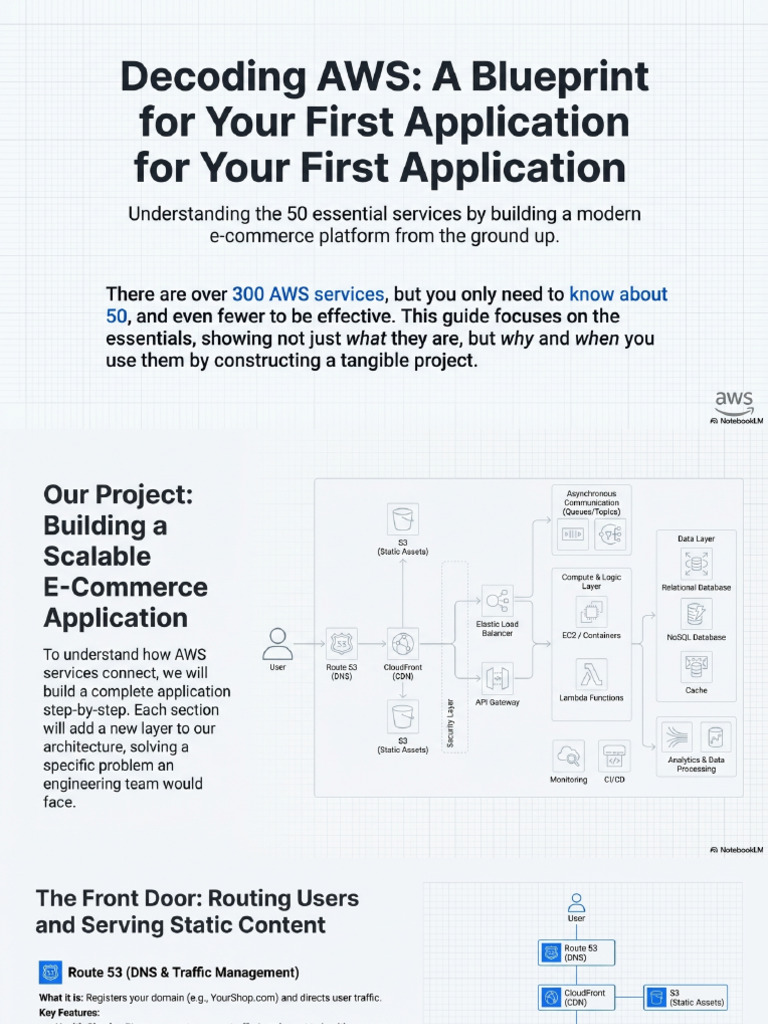 AWS Decoding a Practical Application Blueprint | PDF