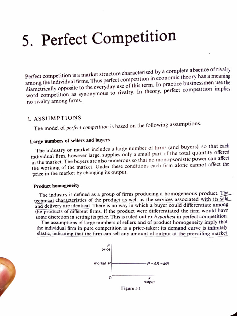 Perfect competition type of market and its equilibrium | PDF | Perfect ...