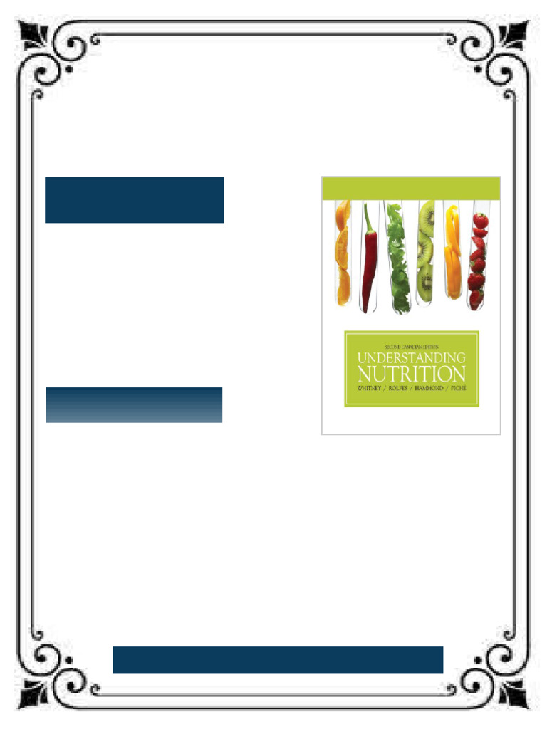 Understanding Nutrition Whitney eBook clear pdf | PDF | Nutrients | Vitamin
