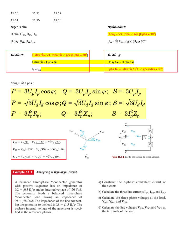 Assignment - Chapter 4.1 Three Phase Circuit | PDF