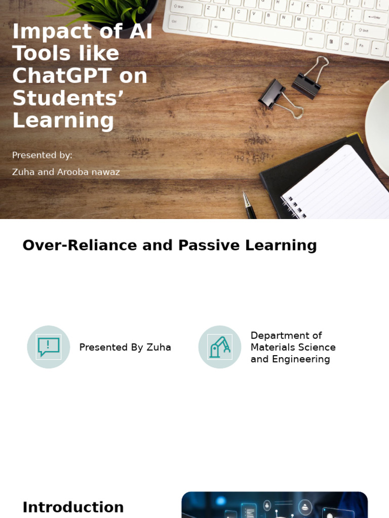Impact of AI Tools Like ChatGPT on Students | PDF | Artificial ...