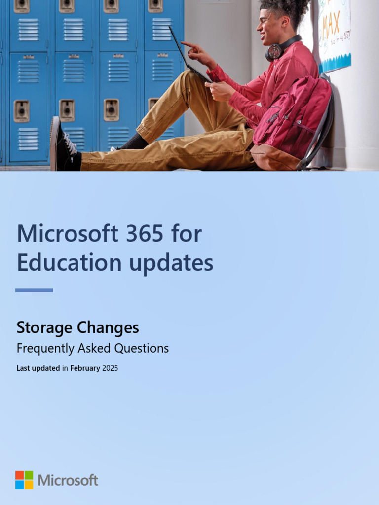 M365-Education-Storage-FAQ | PDF | Share Point | Microsoft