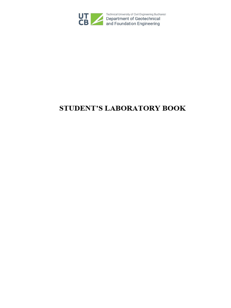 Student's Laboratory Book 2025-2026 | PDF | Horticulture | Mechanical ...
