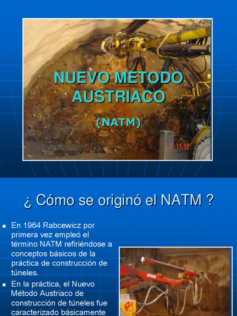 Nuevo Metodo Austriaco | PDF | Túnel | Ingeniero civil